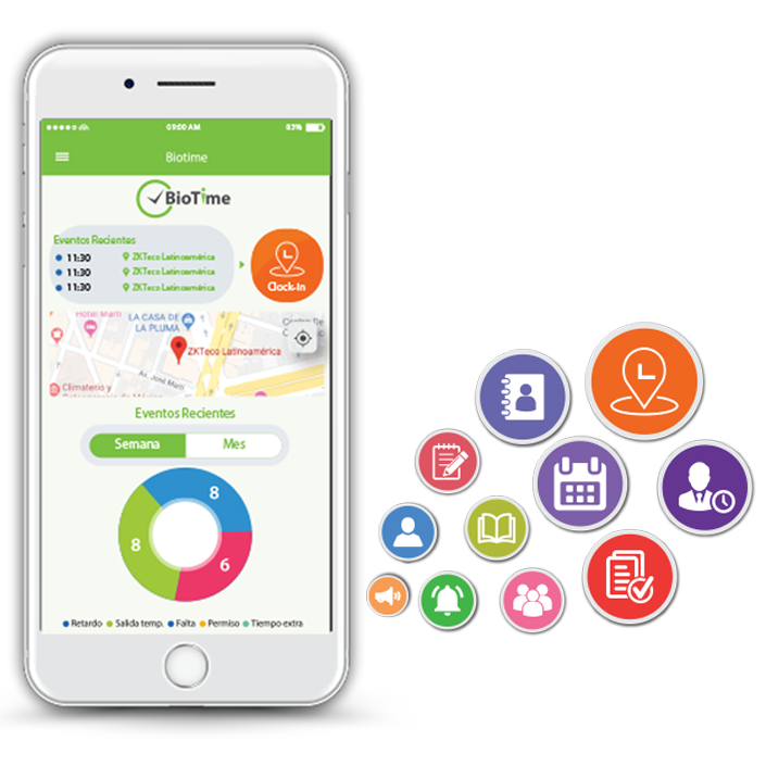 BioTime App - ZKTeco Colombia