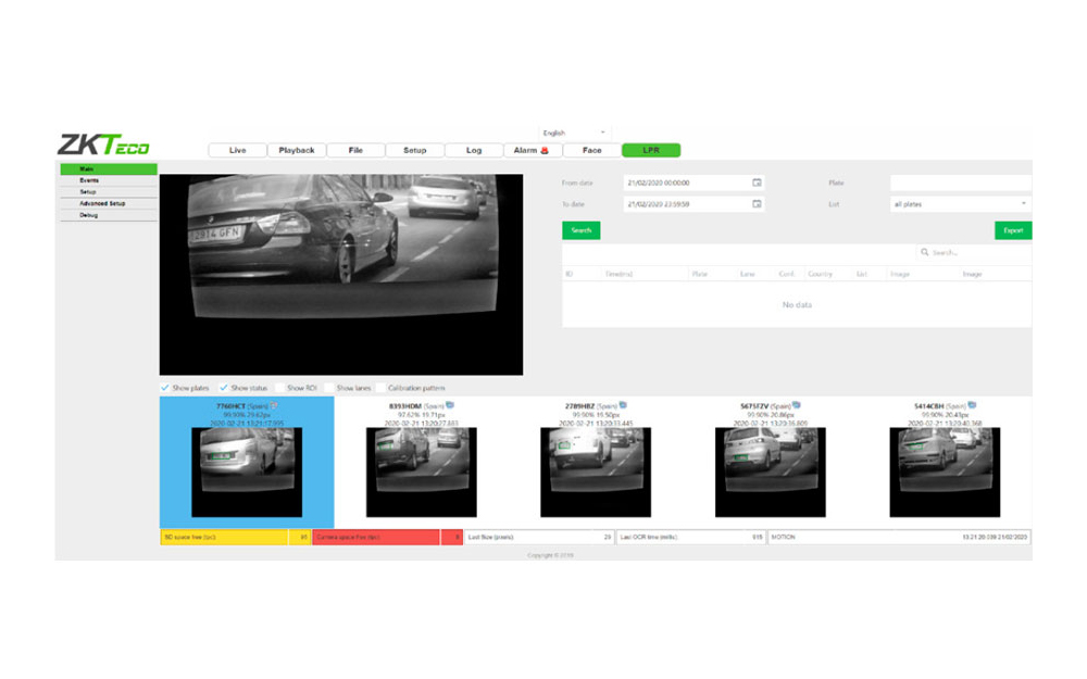 ZK-LPR Car ID - ZKTeco Colombia