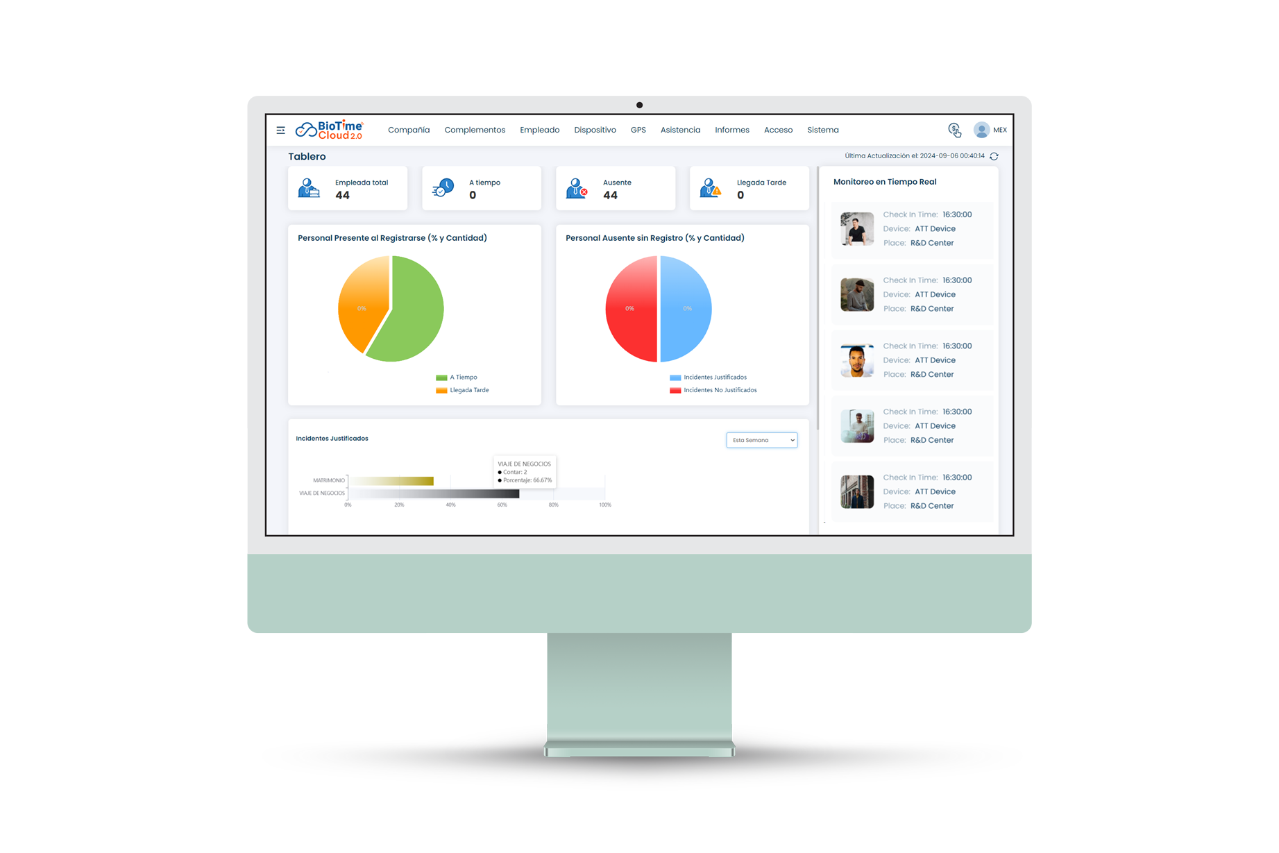 BioTime Cloud 2.0 - ZKTeco Colombia